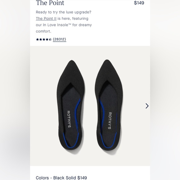 Rothy's | Shoes | Rothys The Point Flats | Poshmark
